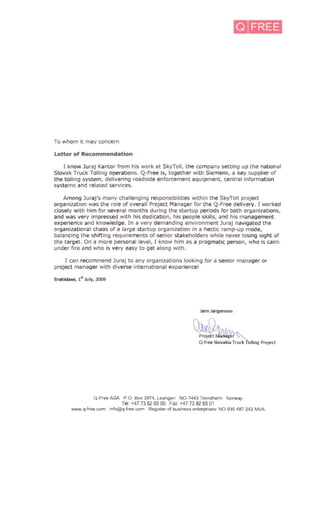 Q-Free_Recommendation | PDF