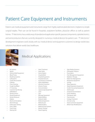 TTe - Medical Brochure 2013 | PDF