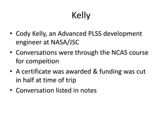 Transcripts from NCAS NASA | PPT
