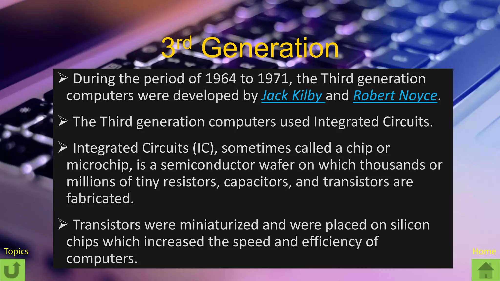 The History and Generation of Computers | PPTX