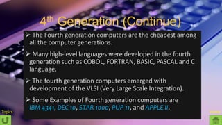 The History and Generation of Computers | PPTX