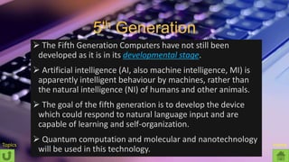 The History and Generation of Computers | PPTX