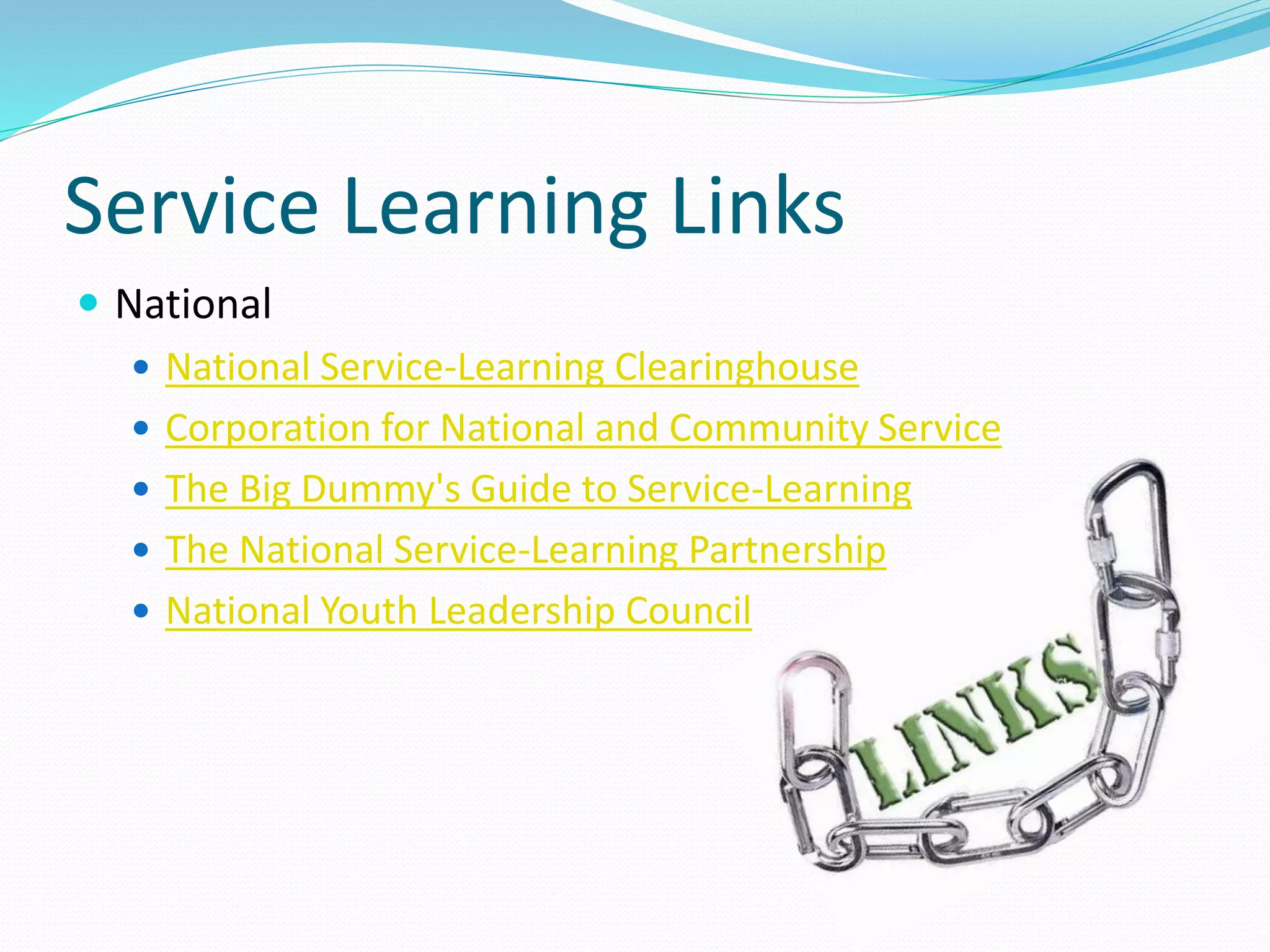 Service Learning Power Point | PPTX