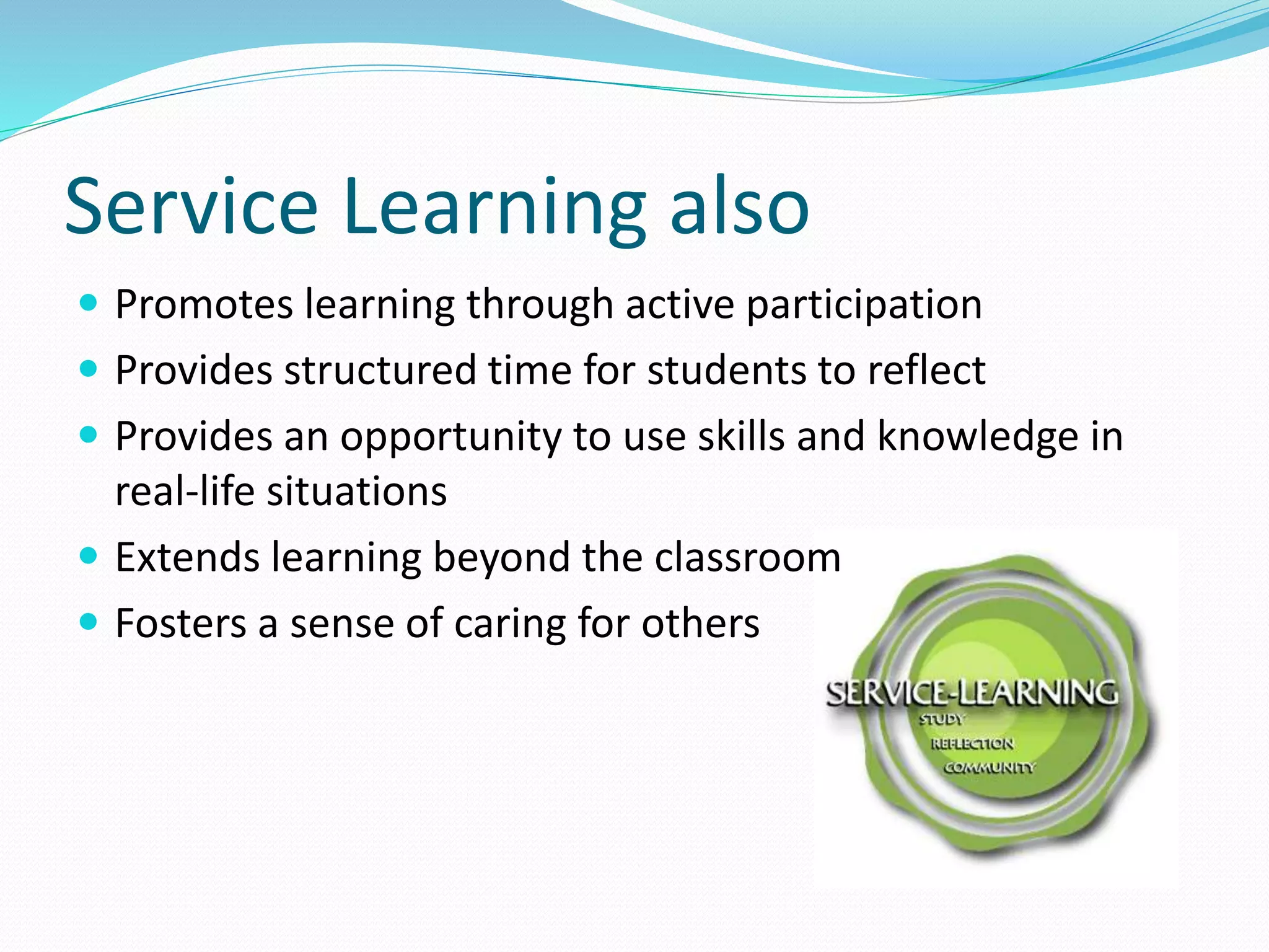 Service Learning Power Point | PPTX
