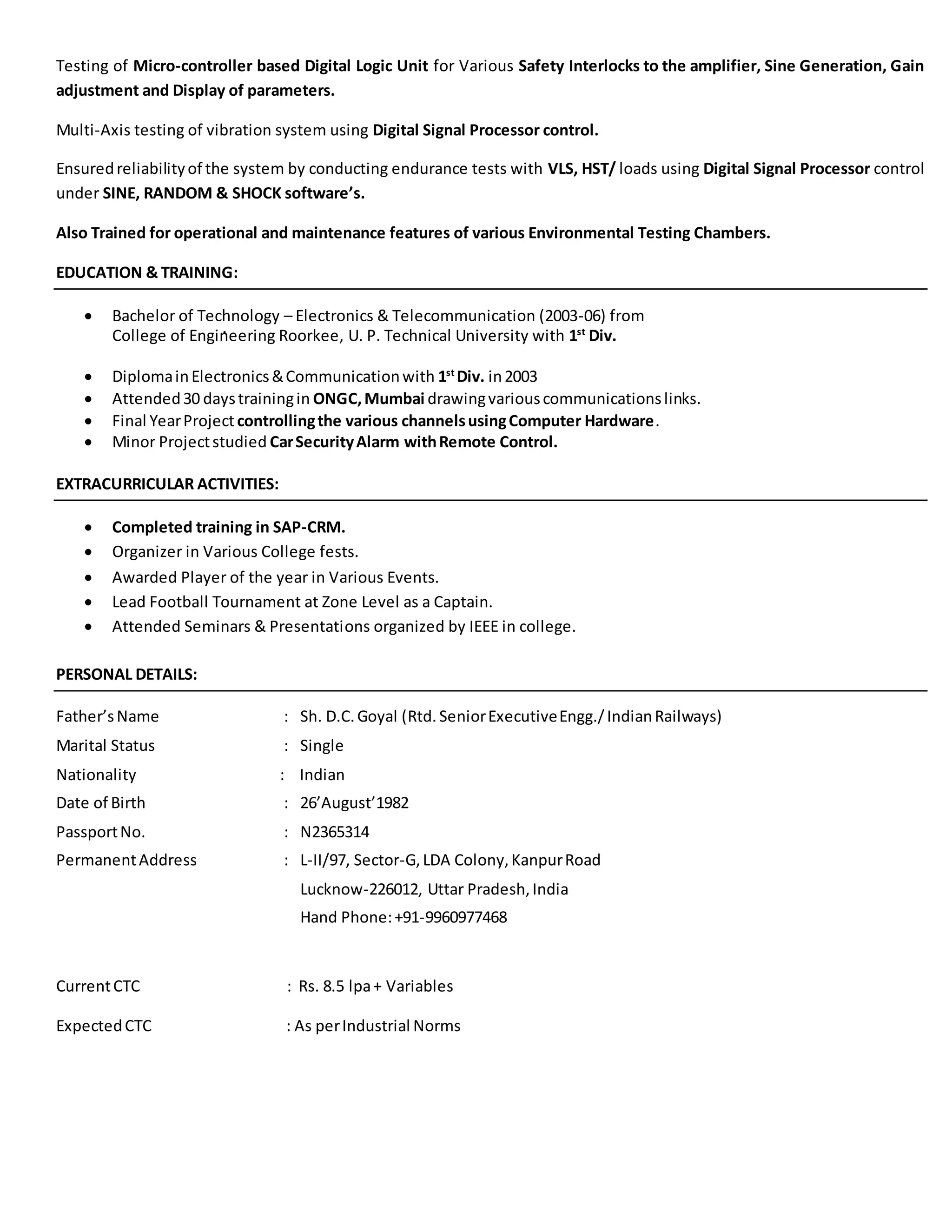 Nitin Goyal CV | DOCX