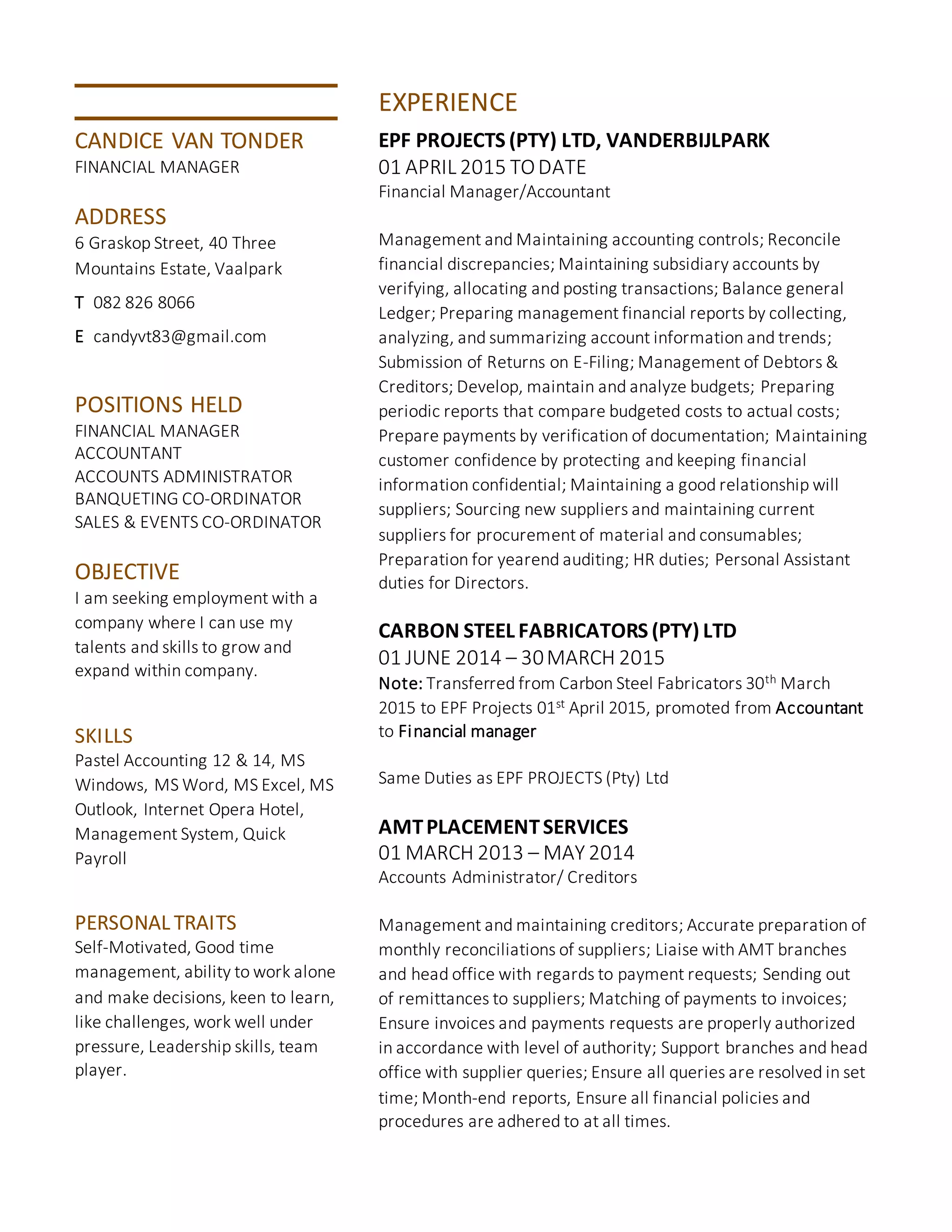 Candice Van Tonder (V1) | DOCX