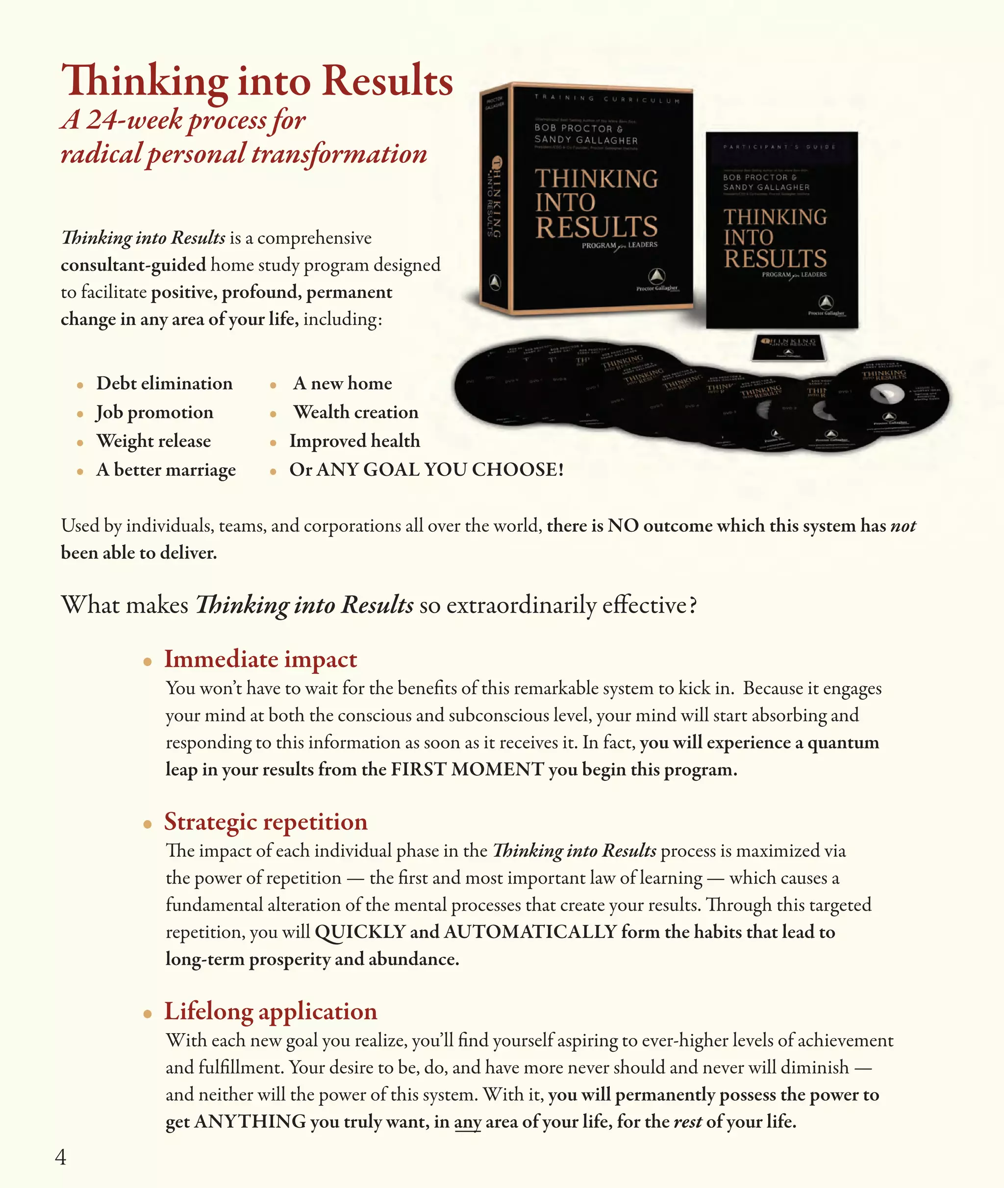 Thinking Into Results | PDF