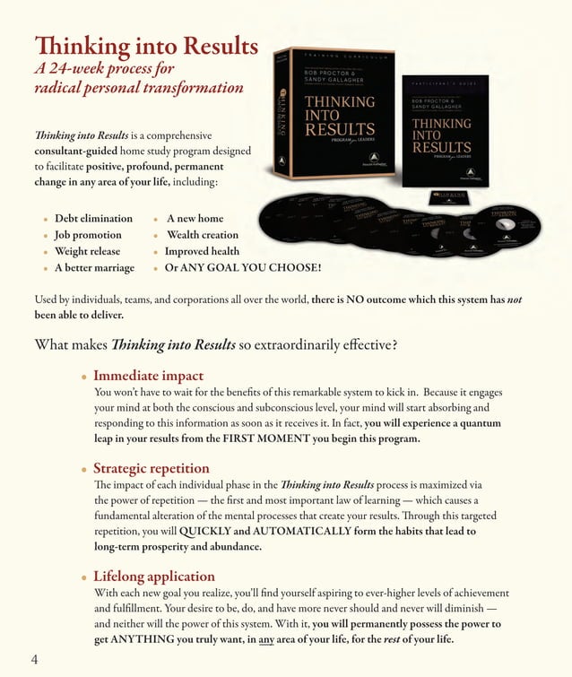 Thinking Into Results | PDF