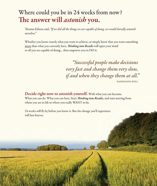 Thinking Into Results | PDF