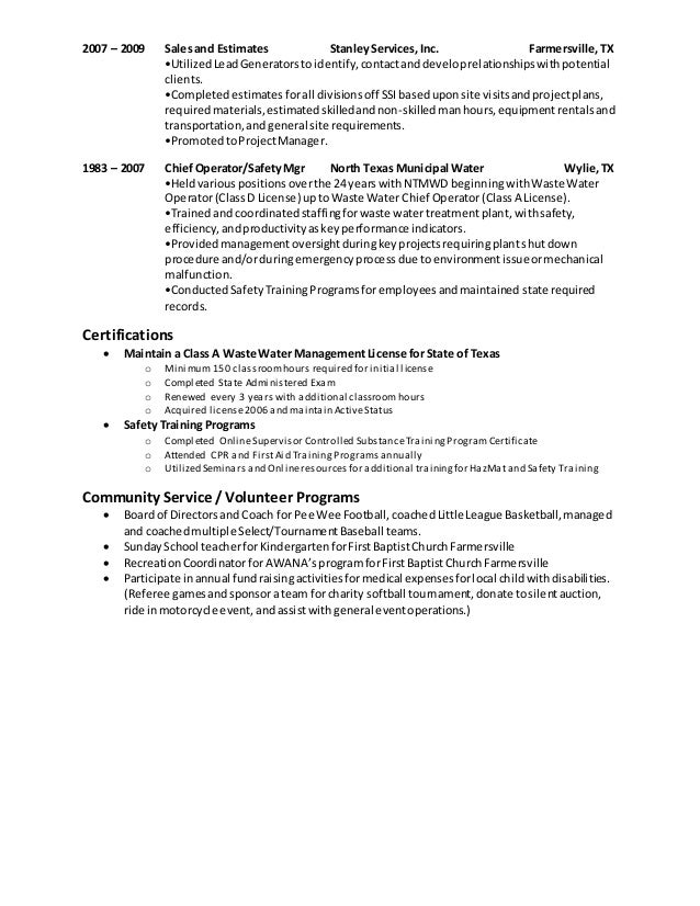Darren Brooks Resume (Detailed)