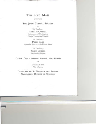 red mass (1) | PDF