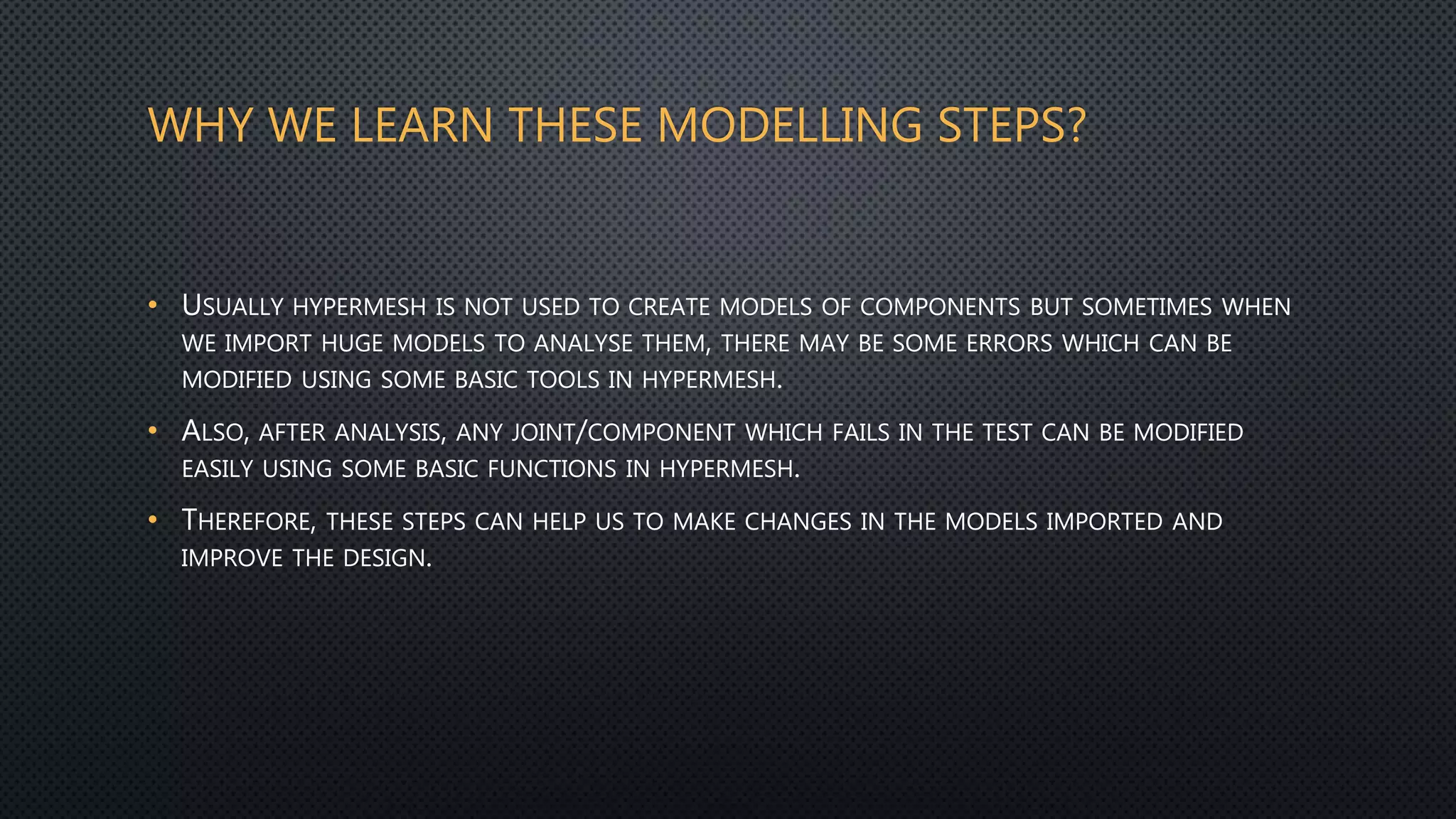 PPT-1 Starting with Hypermesh | PPTX