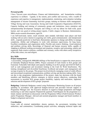 Personal profile | DOC