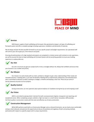 ASPA_Product Brochure | PDF