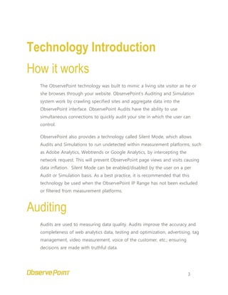 ObservePoint Best Practices | PDF