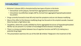 Alzheimers - Tideglusib presentation | PPT