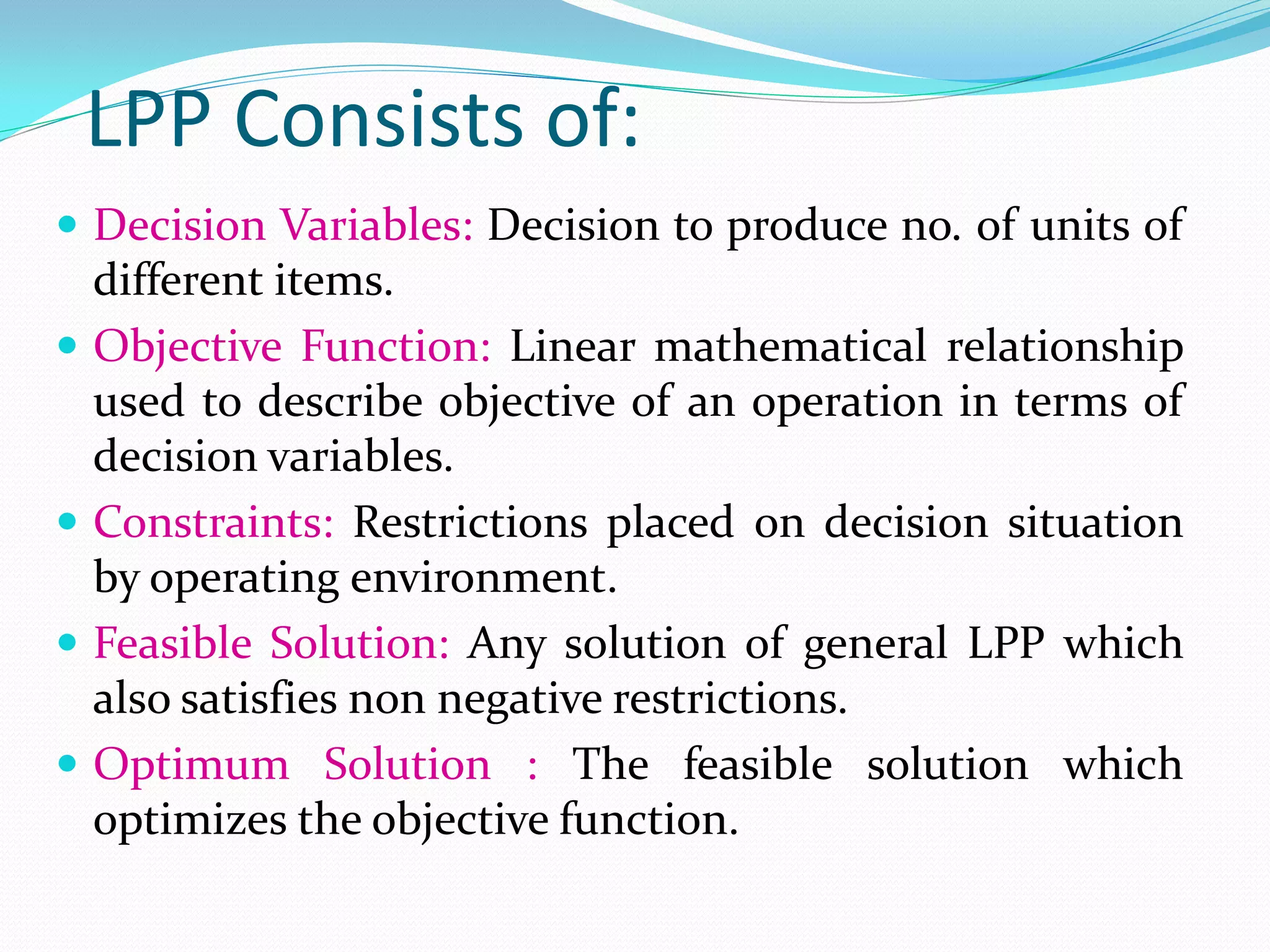 7b3ba module ii lpp_part i- formulation (a) | PPT