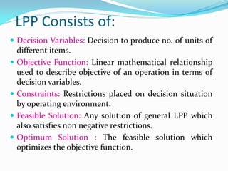 7b3ba module ii lpp_part i- formulation (a) | PPT