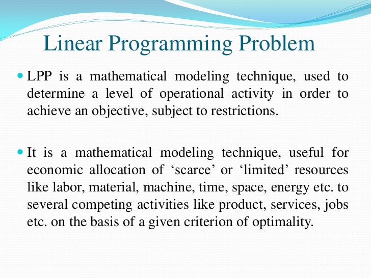 7b3ba module ii lpp_part i- formulation (a)