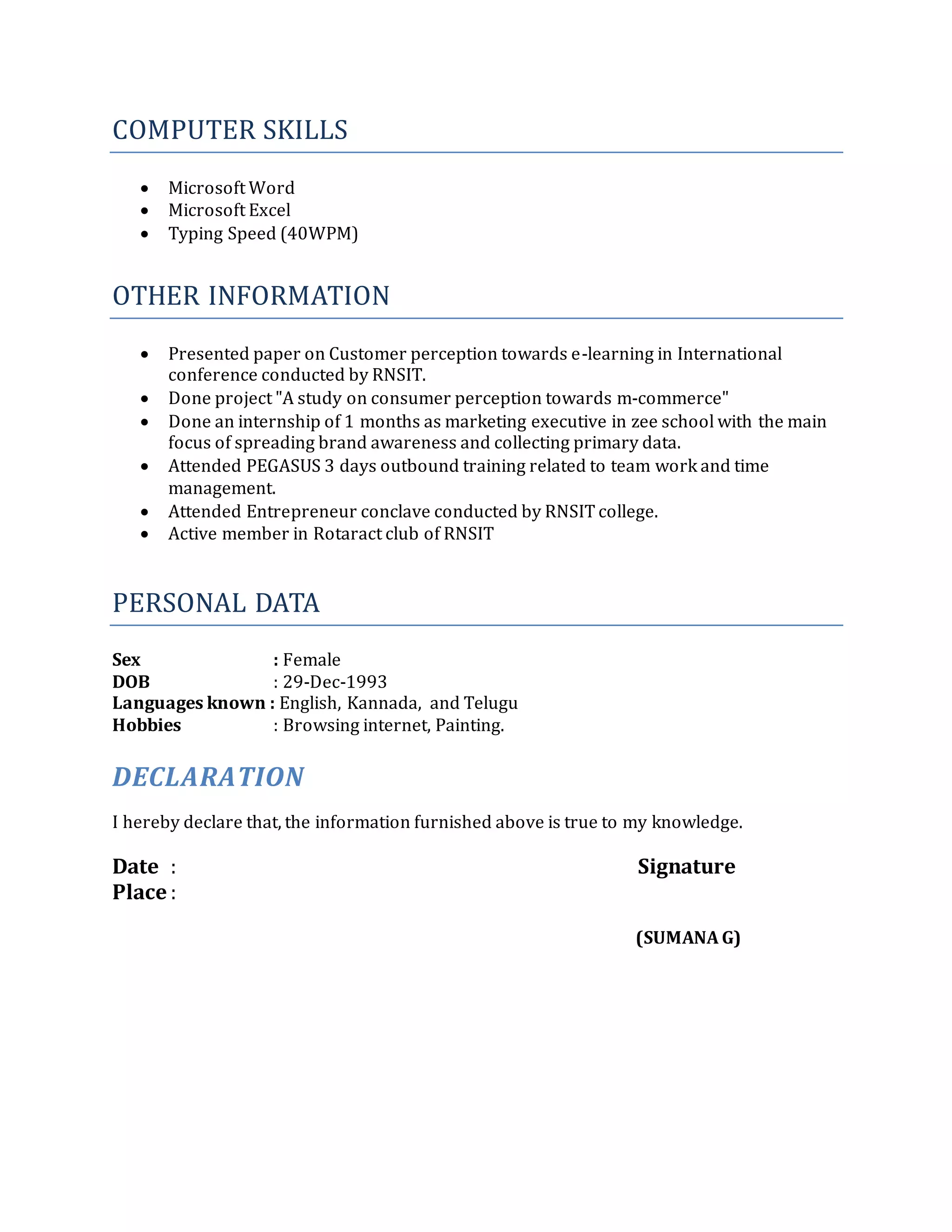 sumana resume 16 june | DOCX