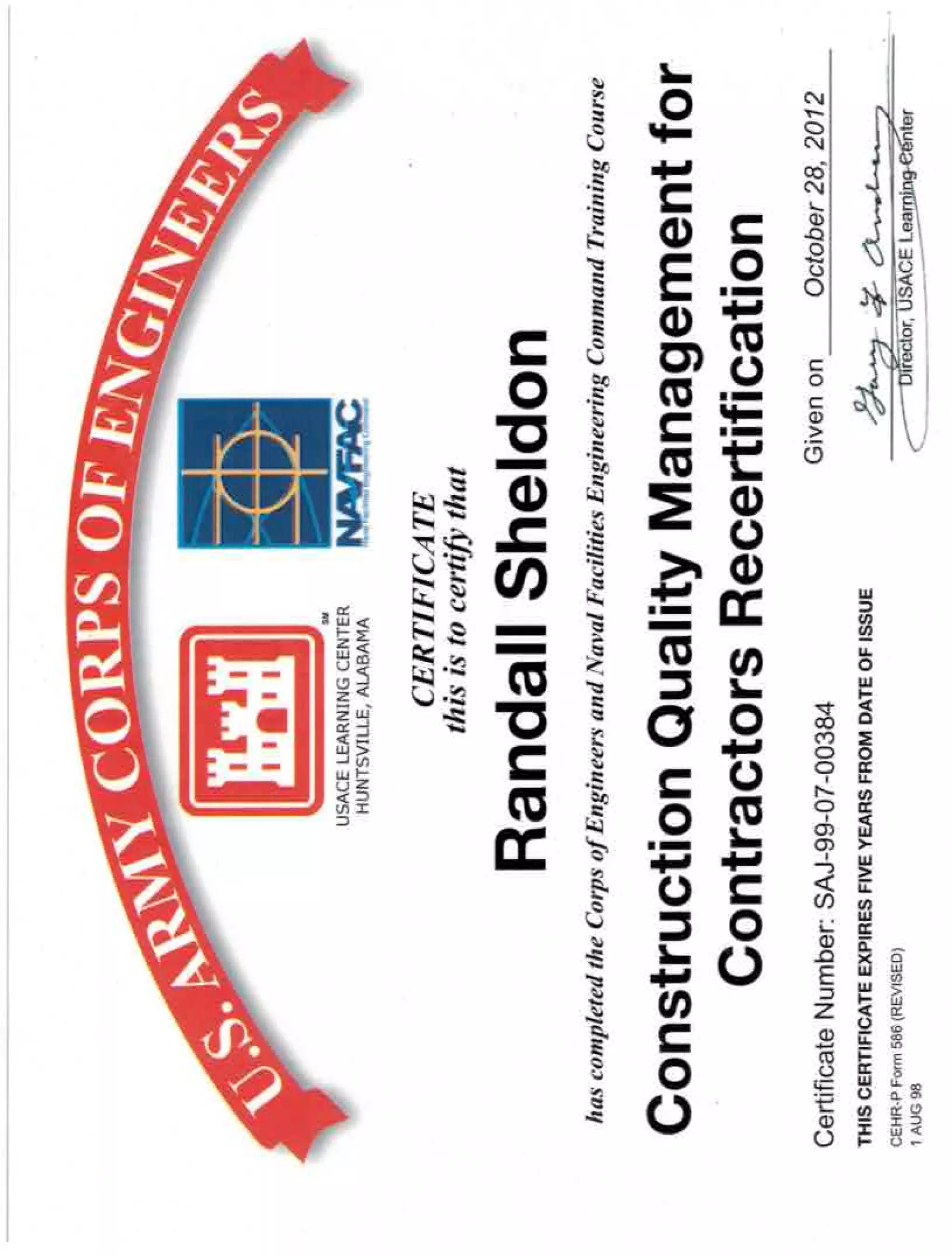 QCM Certificate | PDF