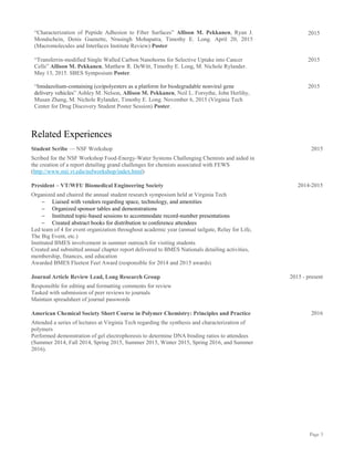 CV Summer 2016 | PDF