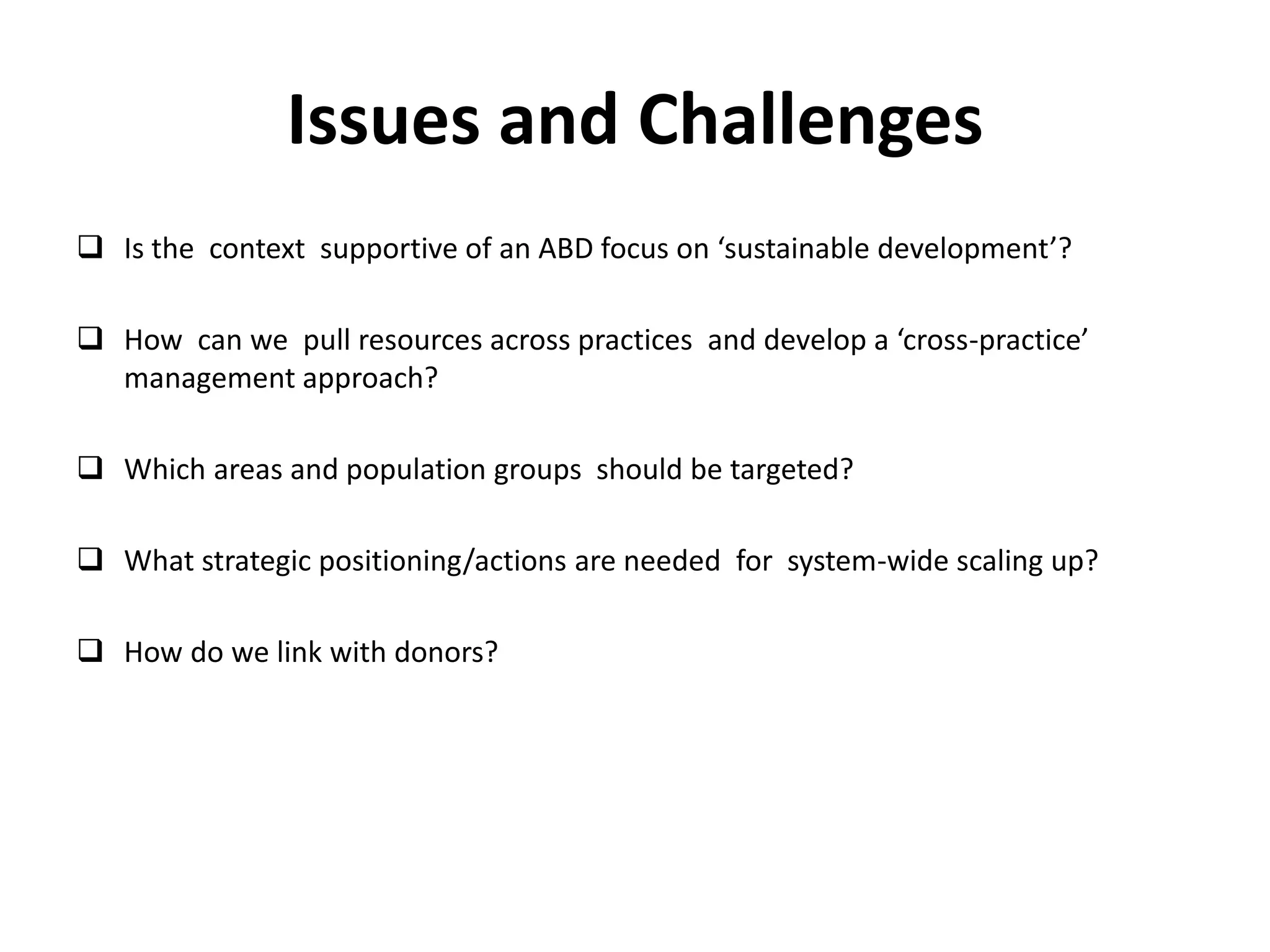 Area Based Development Programme | PPTX