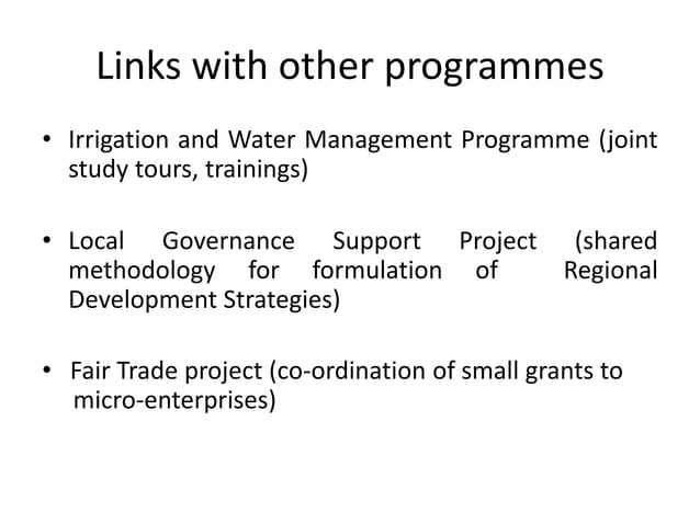 Area Based Development Programme | PPT