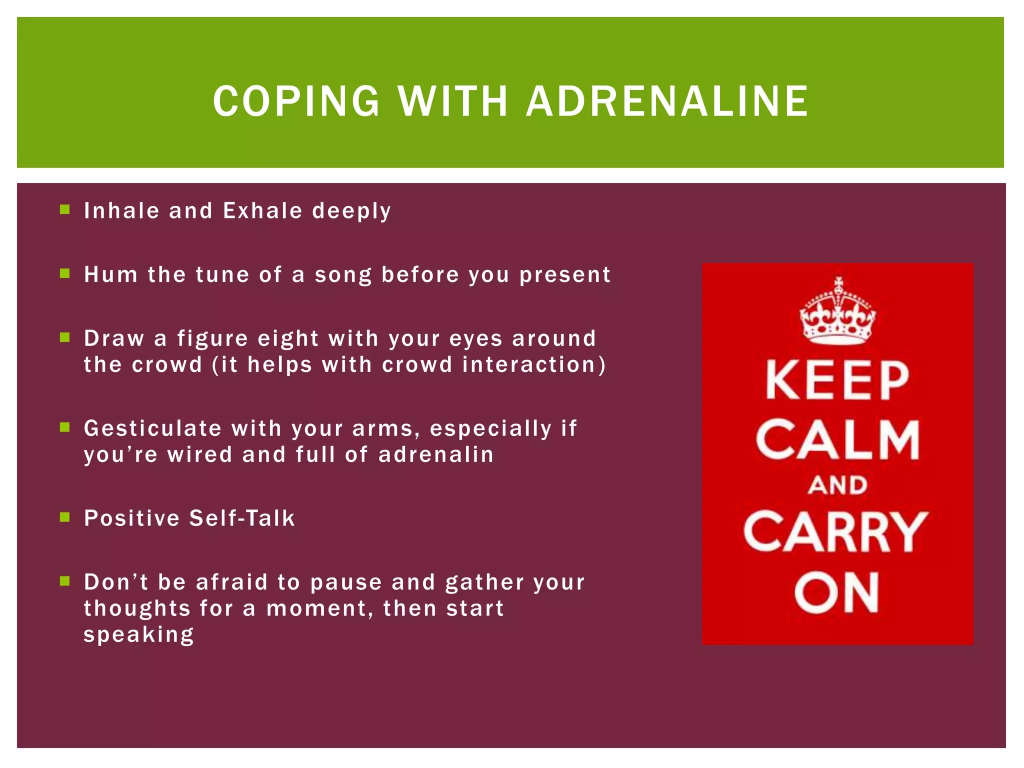 Hold your nerve! | PPTX