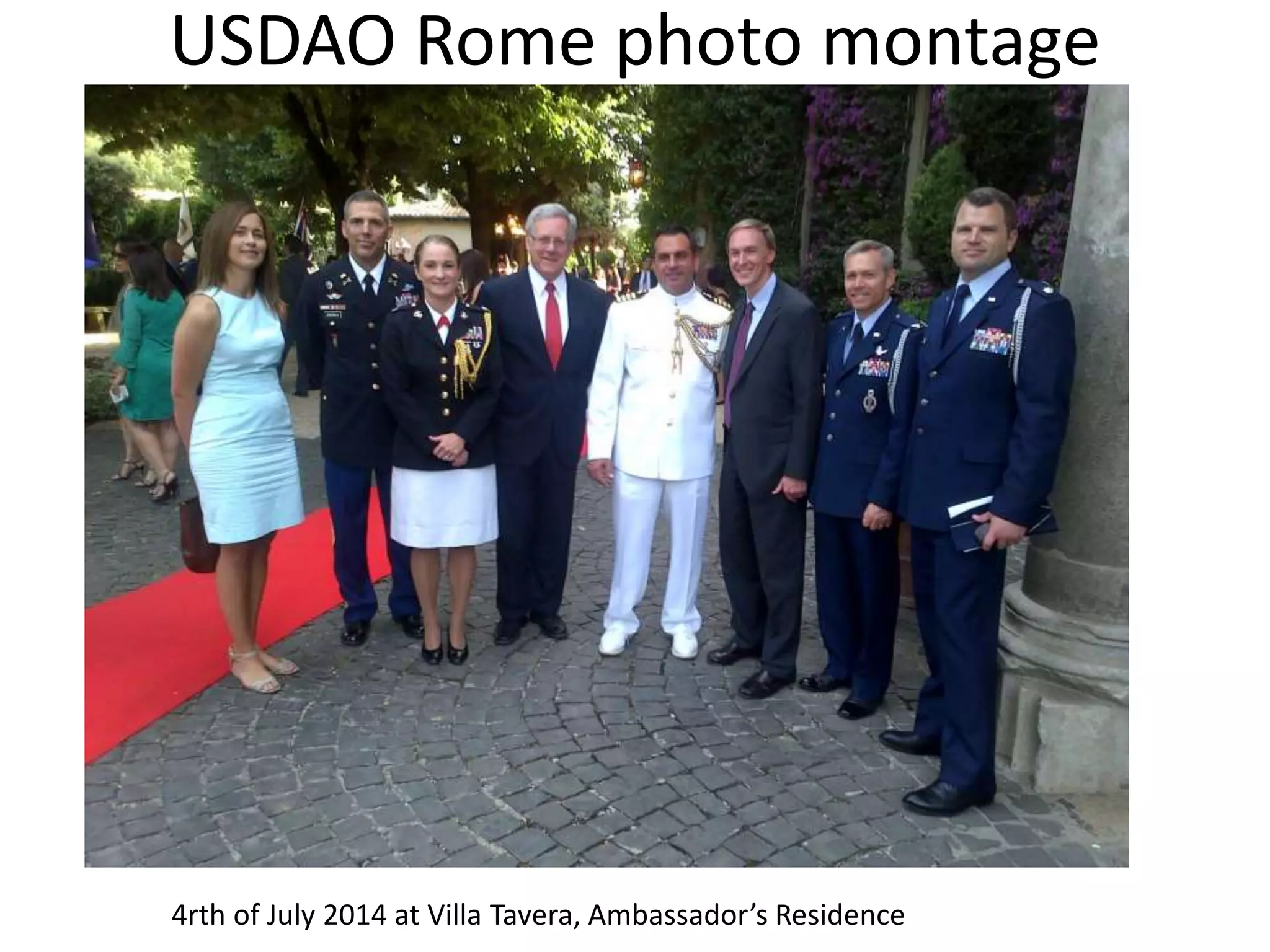 USDAO Rome photo montage | PPT | Free Download