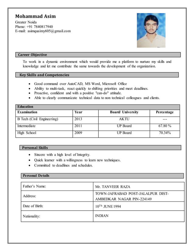 ASIM Resume | DOCX
