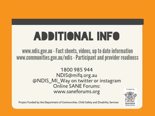 Info Session NDIS Participant Readiness | PDF