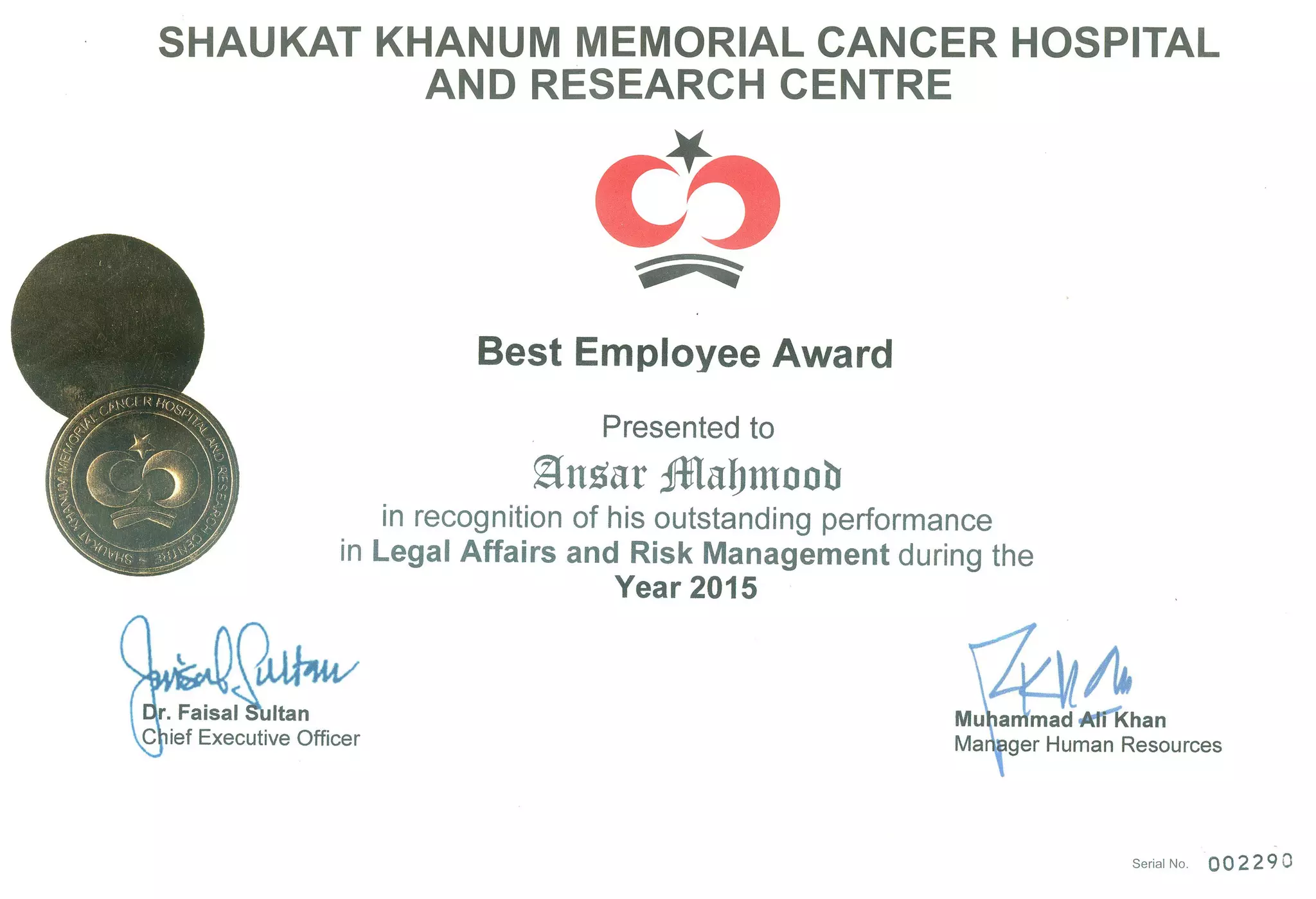 Best Employee Certificate | PDF