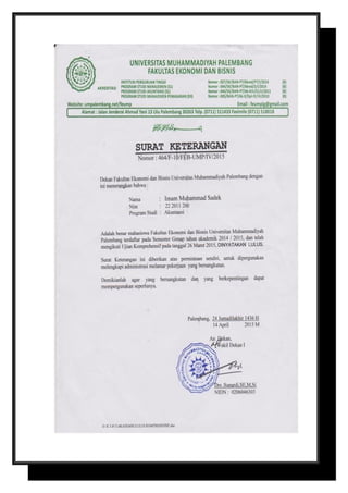 contoh lamaran -imam | DOC