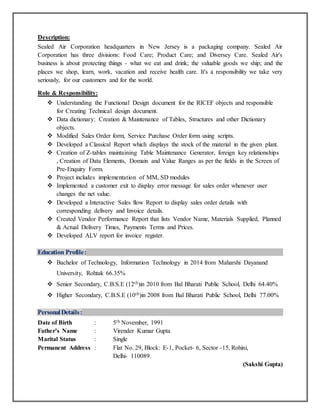 Sakshi final cv | PDF