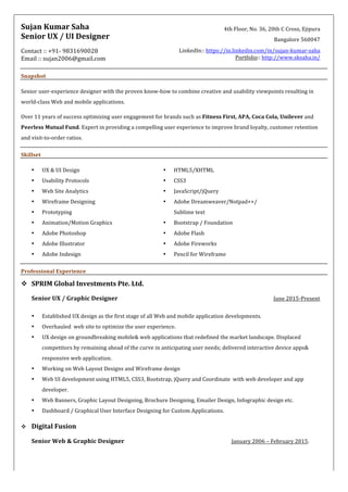 Resume_sujan | PDF
