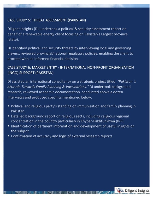 Case Study (DI) | PDF