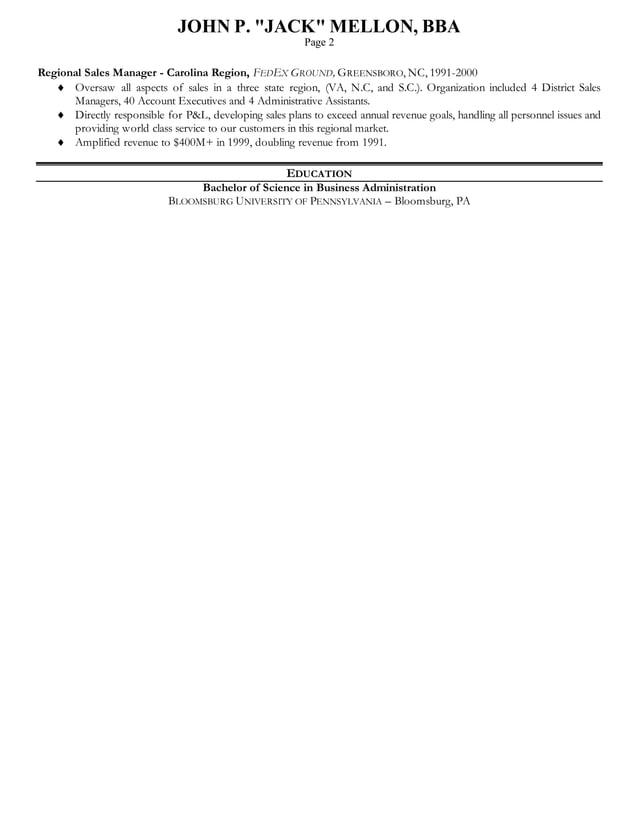 Jack Mellon Resume VR Revision 5 | PDF
