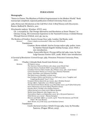 KenneyCV | DOC | Politics