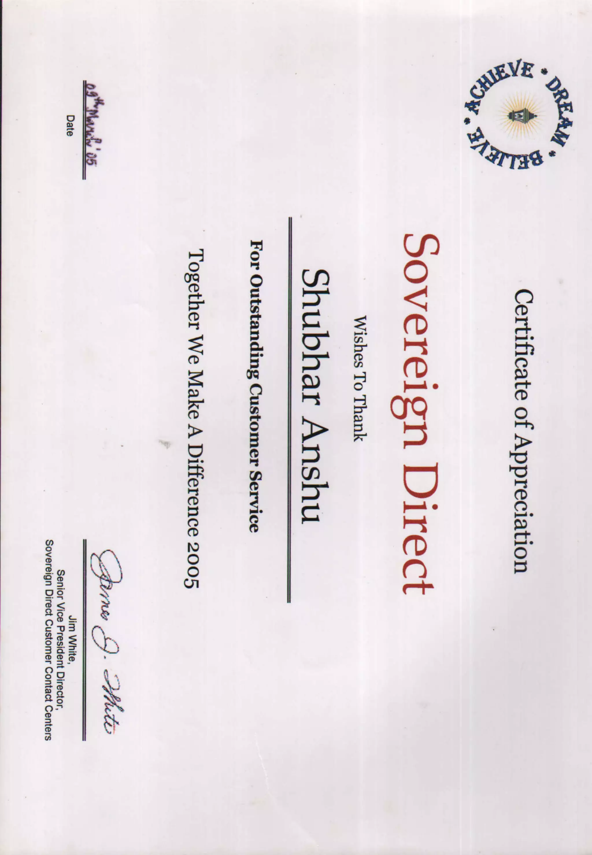 sov bank appreciation | PDF