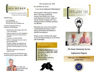 SCSEP Brochure 2015 | PDF