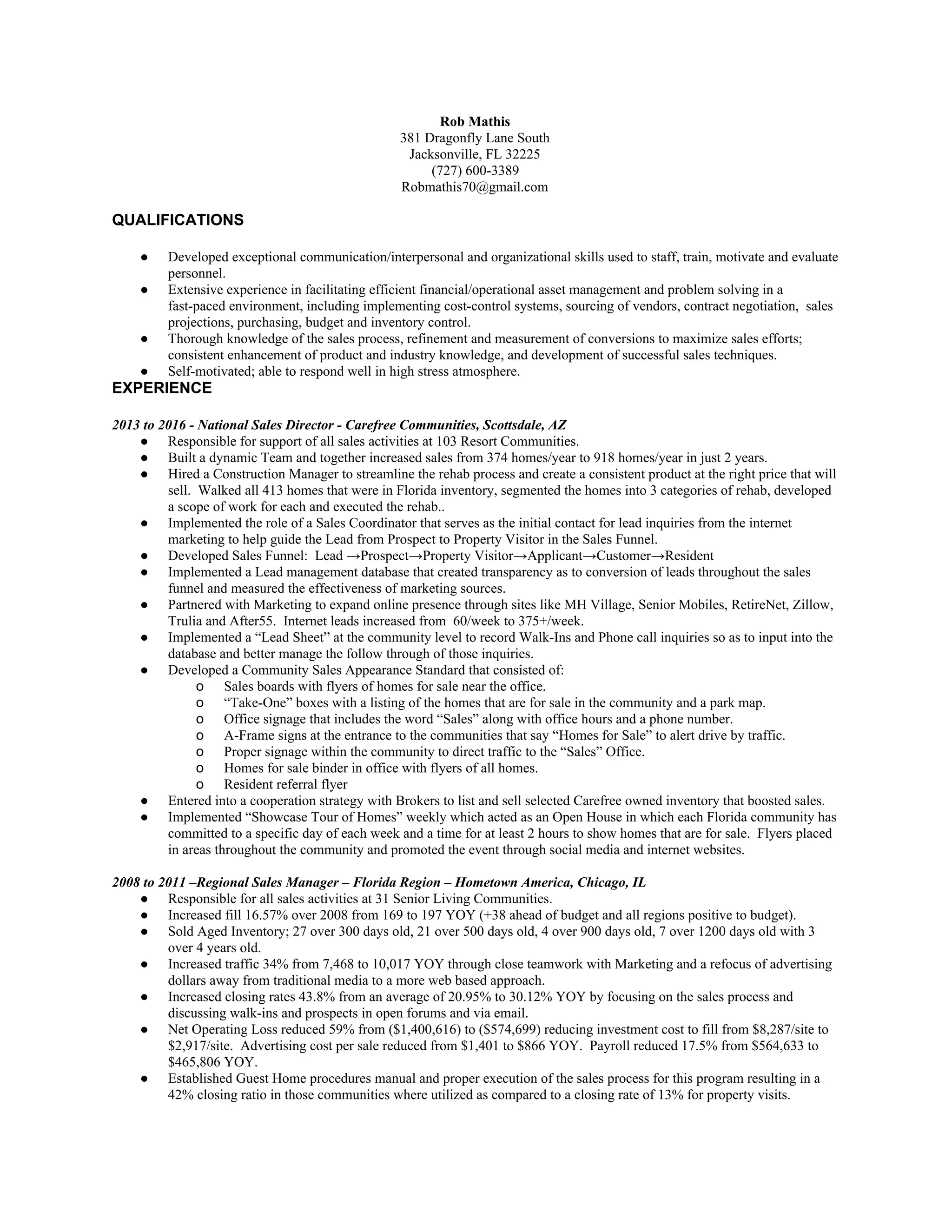 RobMathisResume | PDF