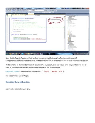 Resolve dependency of dependencies using Inversion of Control and ...