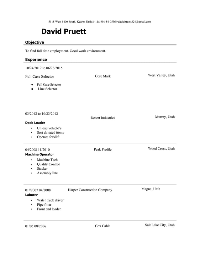 DavidResume | PDF