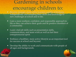 pp creating a learning garden | PPTX