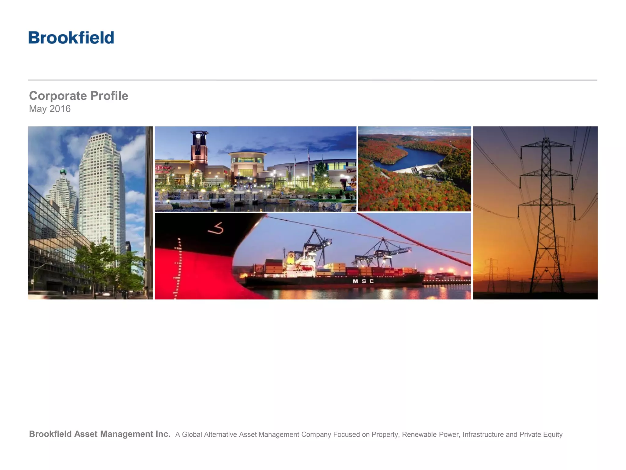 Brookfield Asset Management Corporate Profile | PDF