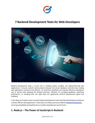 7 Backend Development Tools for Web Developers.docx.pdf