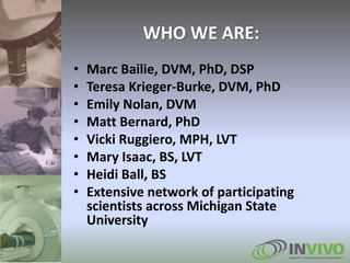 Michigan State University In Vivo Facility | PPTX