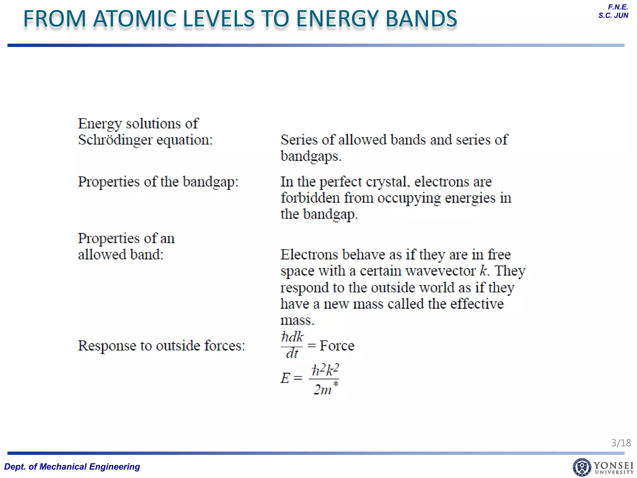 7 band structure | PDF | Chemistry | Science
