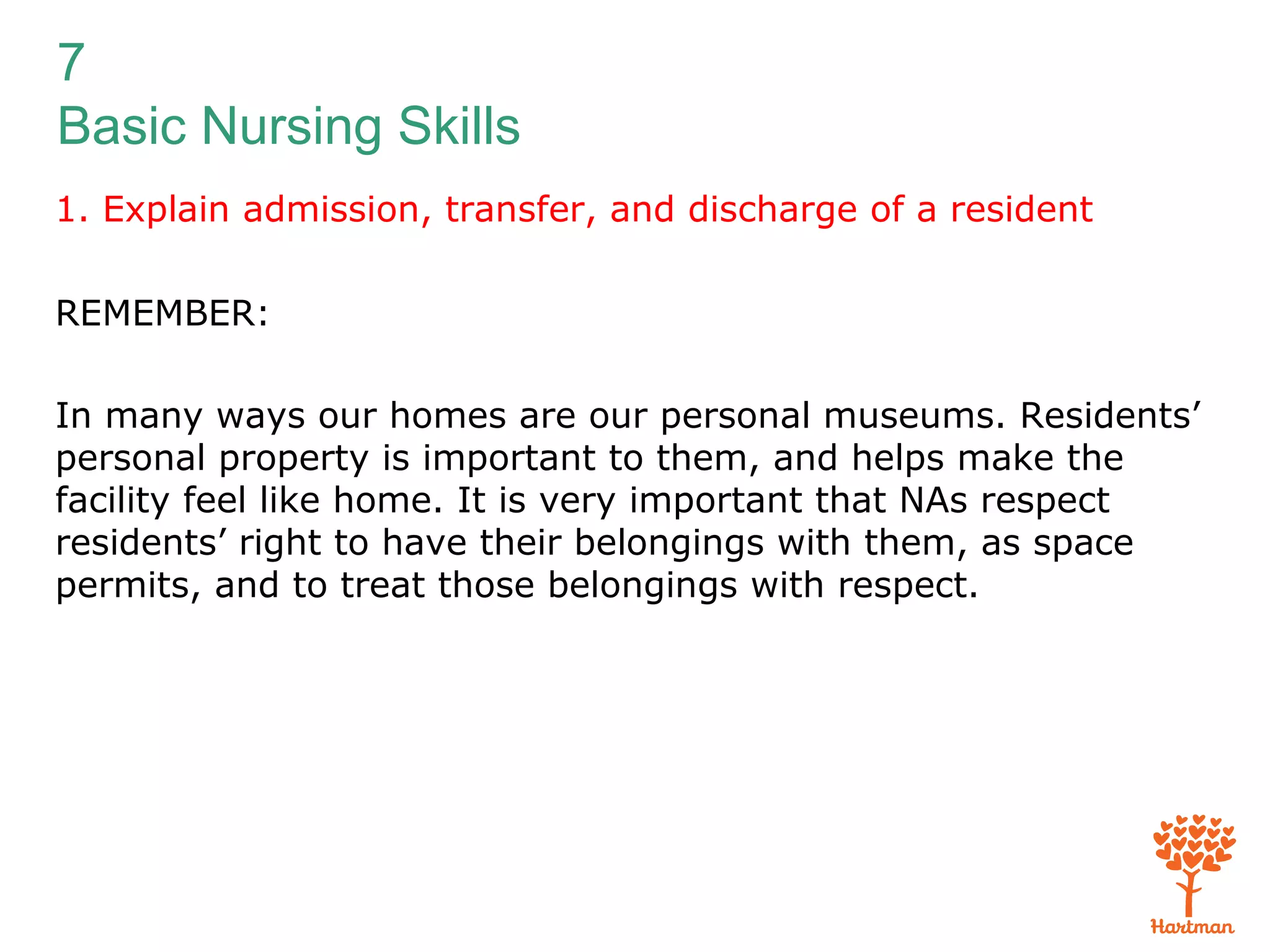 Basic nursing skills | PPT